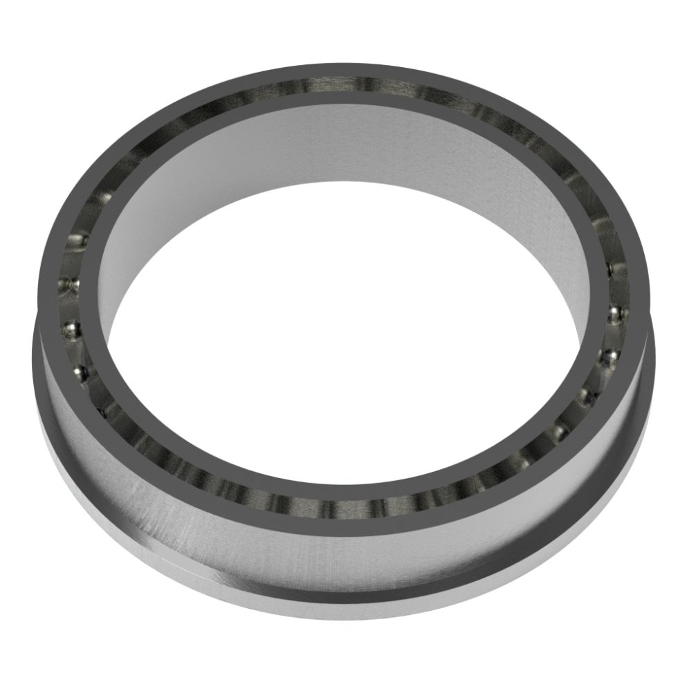1601 Series Flanged Ball Bearing (1in ID x 1 1/4in OD, 1/4in Thickness ...